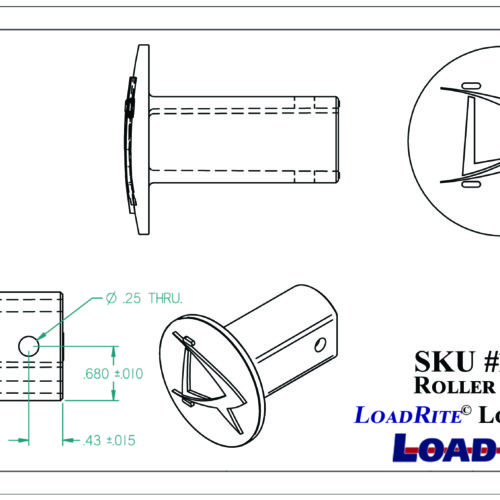 ROLLER BUSHING - LOADRITEⒸ LOGO - 1.36" OD | Load Rite Trailers