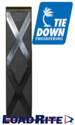 PLASTIC BUNK COVER- 2×6×24" - BLACK WITH FINISHED EDGE | Load Rite Trailers