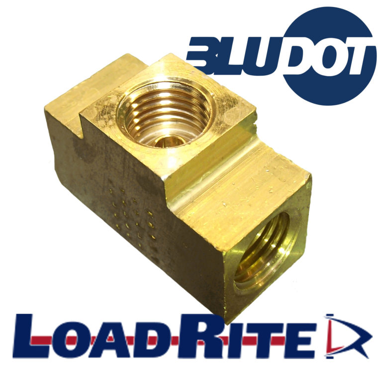 BRAKE LINE UNION TEE - BRASS | Load Rite Trailers
