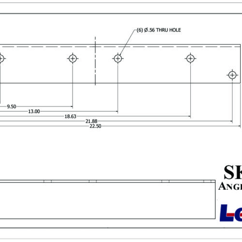 ANGLE SUPPORT WELDMENT - 3×3×22.50" | Load Rite Trailers