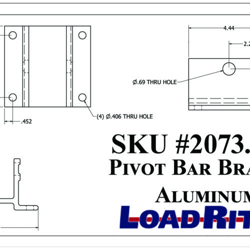 PIVOT BAR BRACKET - ALUMINUM | Load Rite Trailers