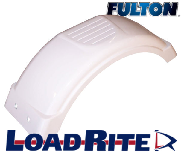 12" PLASTIC FENDER - WHITE | Load Rite Trailers