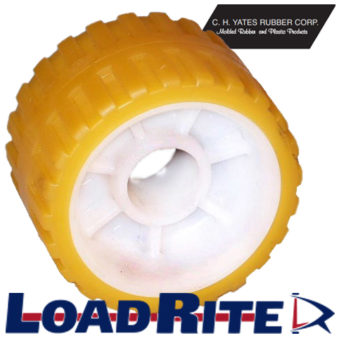 LOADRITEⒸ YELLOW TPR ROLLER - 1.13" ID | Load Rite Trailers