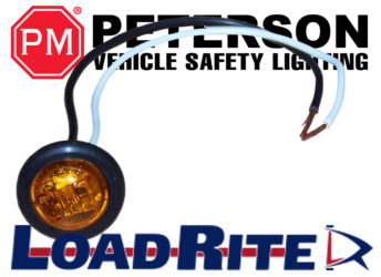 1" ROUND LED AMBER CLEARANCE LIGHT WITH GROMMET | Load Rite Trailers