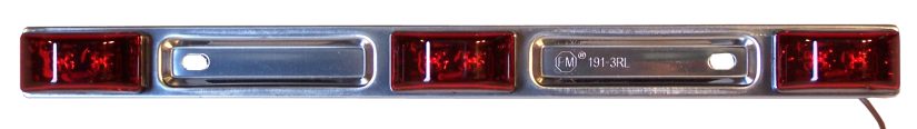 LED 3-BAR LIGHT - CHROME | Load Rite Trailers