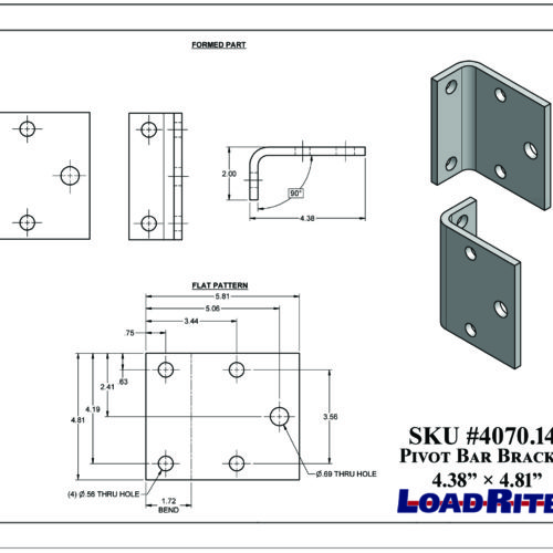 Pivot Bar Bracket | Load Rite Trailers
