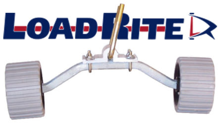 LONGHORN GALVANIZED STEEL ROLLER ASSEMBLY - GRAY | Load Rite Trailers