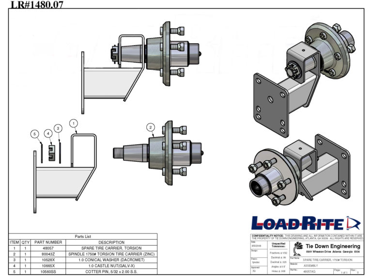 Spare Tire Carriers | Load Rite Trailers