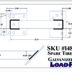 SPARE TIRE CARRIER KIT - GALVANIZED TRAILER FRAMES | Load Rite Trailers